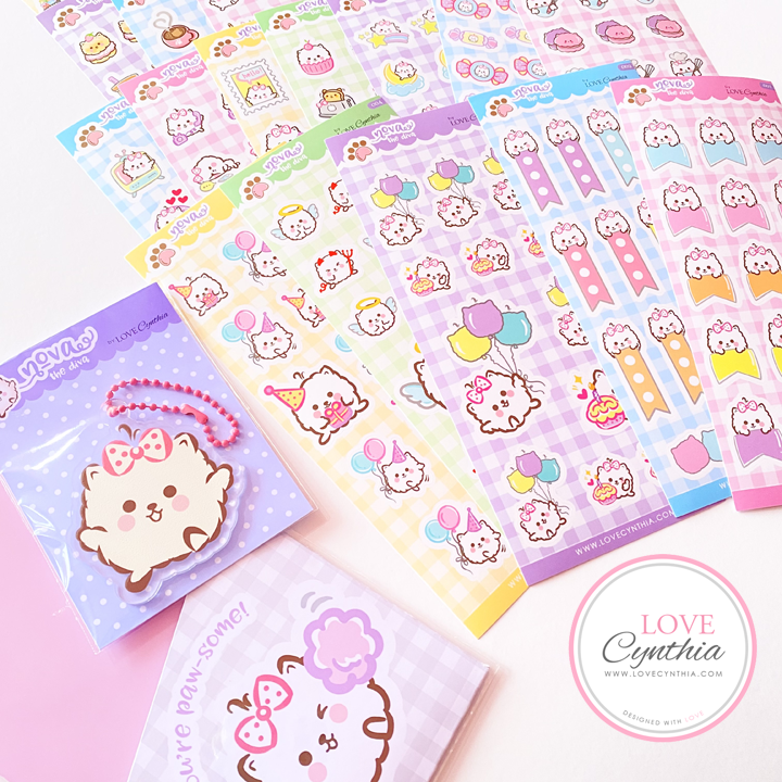 Nova the diva sticker bundle